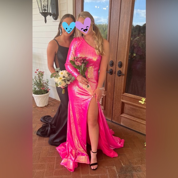 Dresses | Pink Ashley Lauren Prom Dress | Poshmark